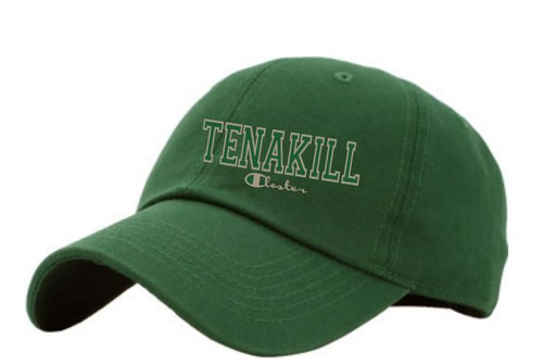 Tenakill C Logo Embroidered Adjustable Low Profile Green Cap | Cali Customs