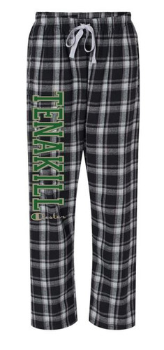 Tenakill C Logo Black/White Buffalo Pajama Pants | Cali Customs