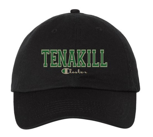 Tenakill C Logo Embroidered Adjustable Low Profile Black Cap | Cali Customs