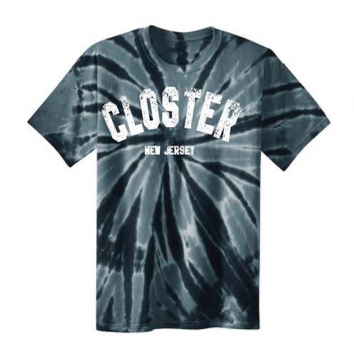 CLOSTER New Jersey Black Tie Dye T Shirt | Cali Customs
