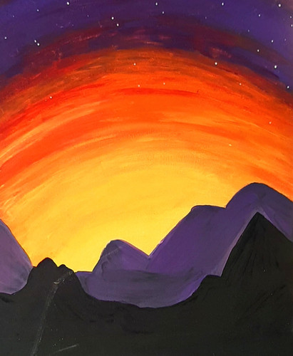 Learn to paint Dawn 'Paint at home Pack' | Sip 'n' Dip