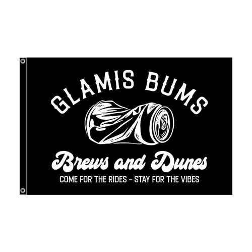 Brews and Dunes Flag | Glamis Bums