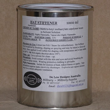 Hat Stiffener / Size | De Lew Designs Au