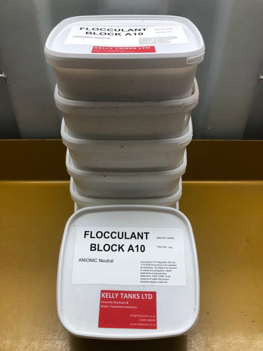 Carton of Flocculant Block - 8 x 3kg | KELLY TANKS