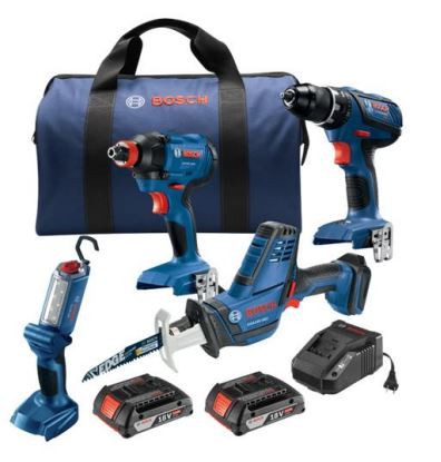 Bosch 4pc 18V Combo Kit - Recon | Big State Industrial