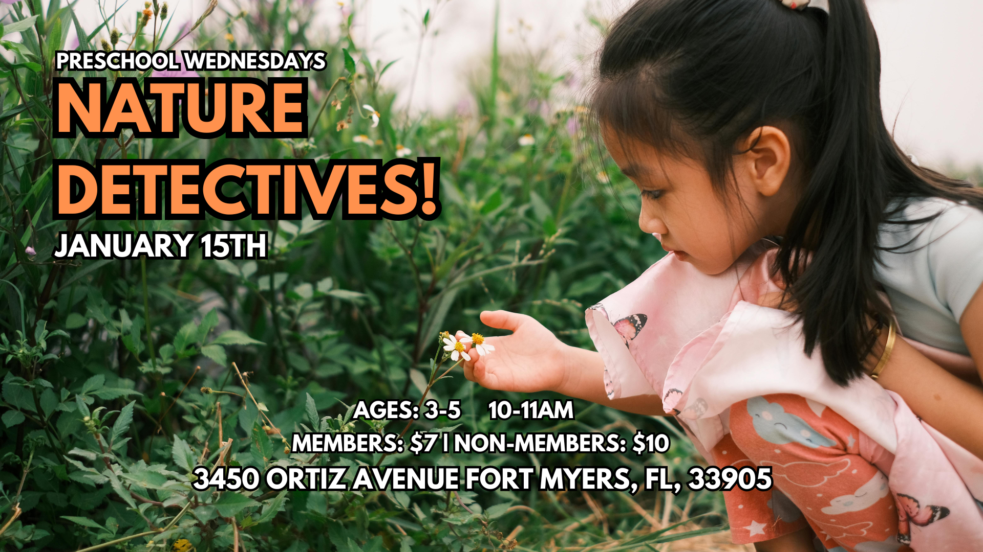 Preschool: Nature Detectives | Calusa Nature Center