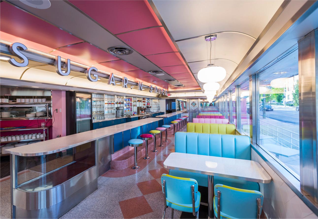 Projects | Platte Architecture + Design | Sugar N' Spice Diner