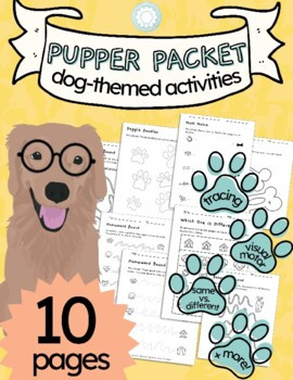 Visual Motor + Visual Perceptual Dog-Themed Activity Packet ...