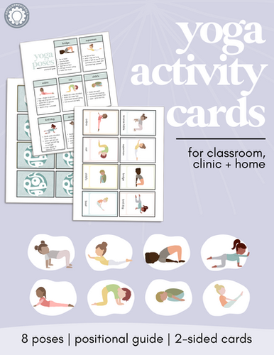 Printable Yoga Pose 2-Sided Card Deck (with Positional Guide!) for ...