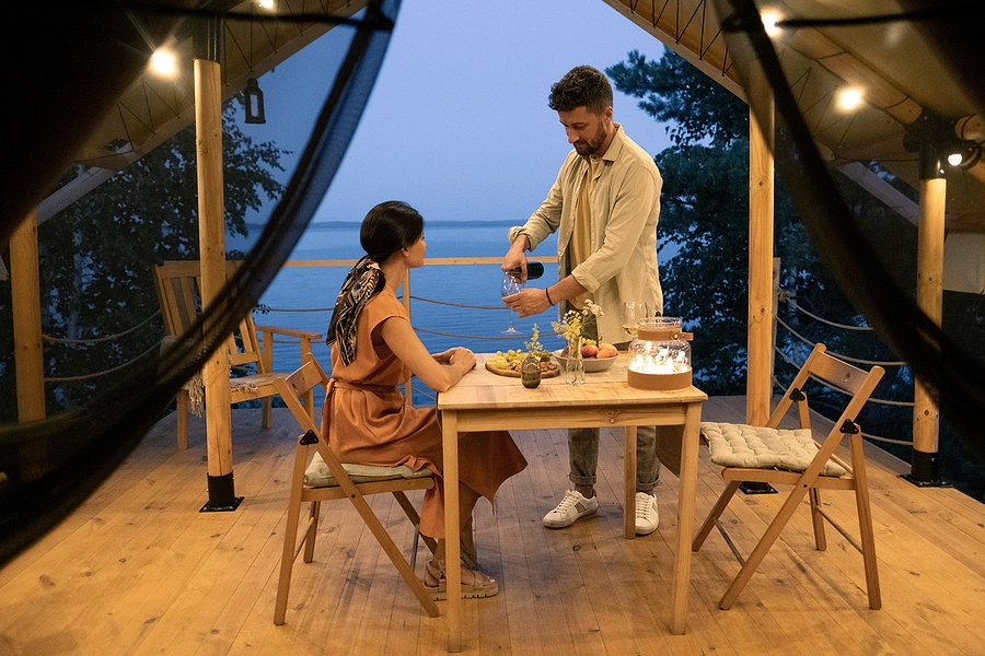 Shipping Container Becomes Welsh Glamping Pod