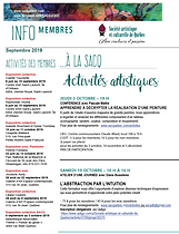 Nouvelles de la SACQ