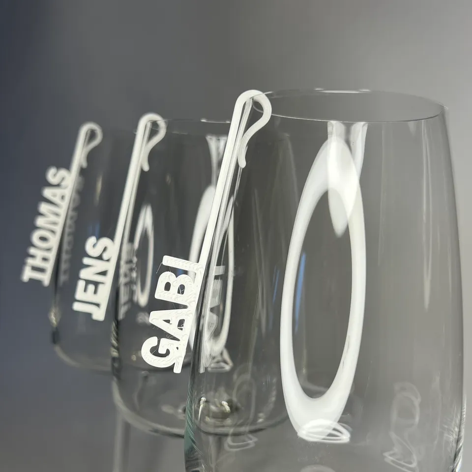 Glass Name Tags | Mind Creation 3D