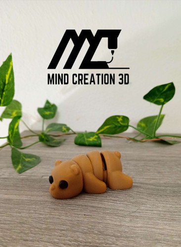 Fleximalz Resting Bear | Mind Creation 3D