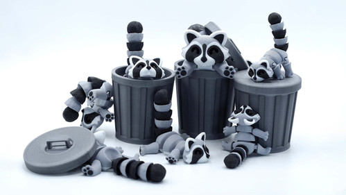 Trash Buddies Kids Toys - 3D Printed Fun by Mind Creation 3D