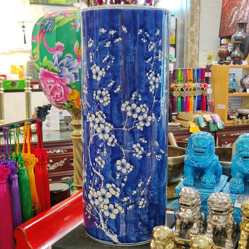 Snow Plum Umbrella Stand | Sum Ngai Brass Factory