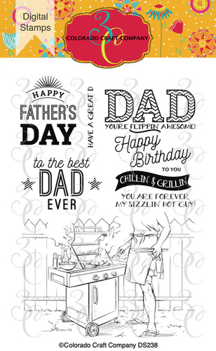 DS238 Chillin' & Grillin' Dad | coloradocraftco