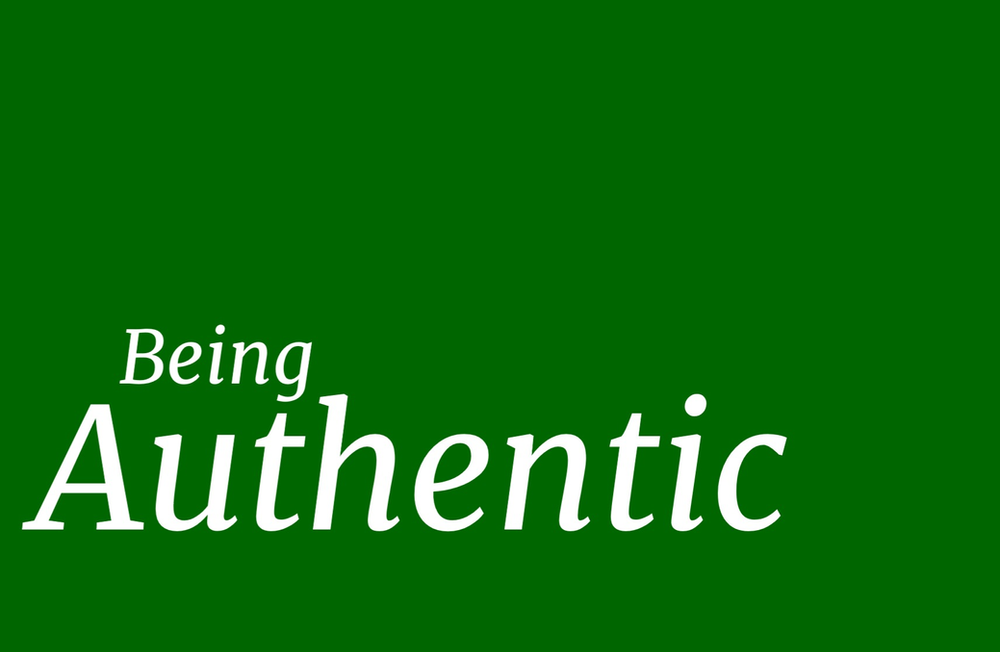 Being Authentic