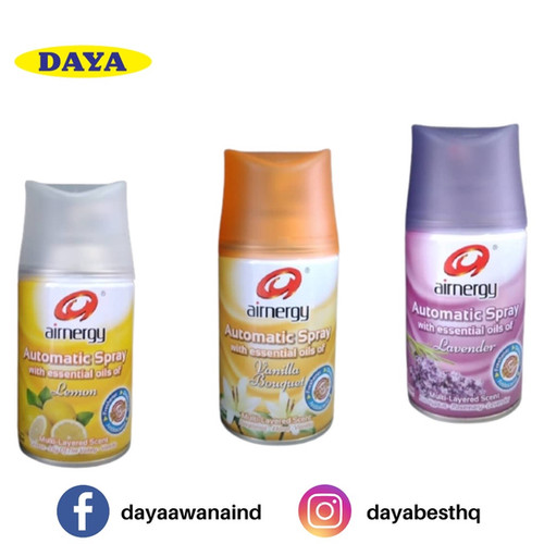 Air Freshener Spray (Airnergy Premium) 300ml Refill | Daya Awana