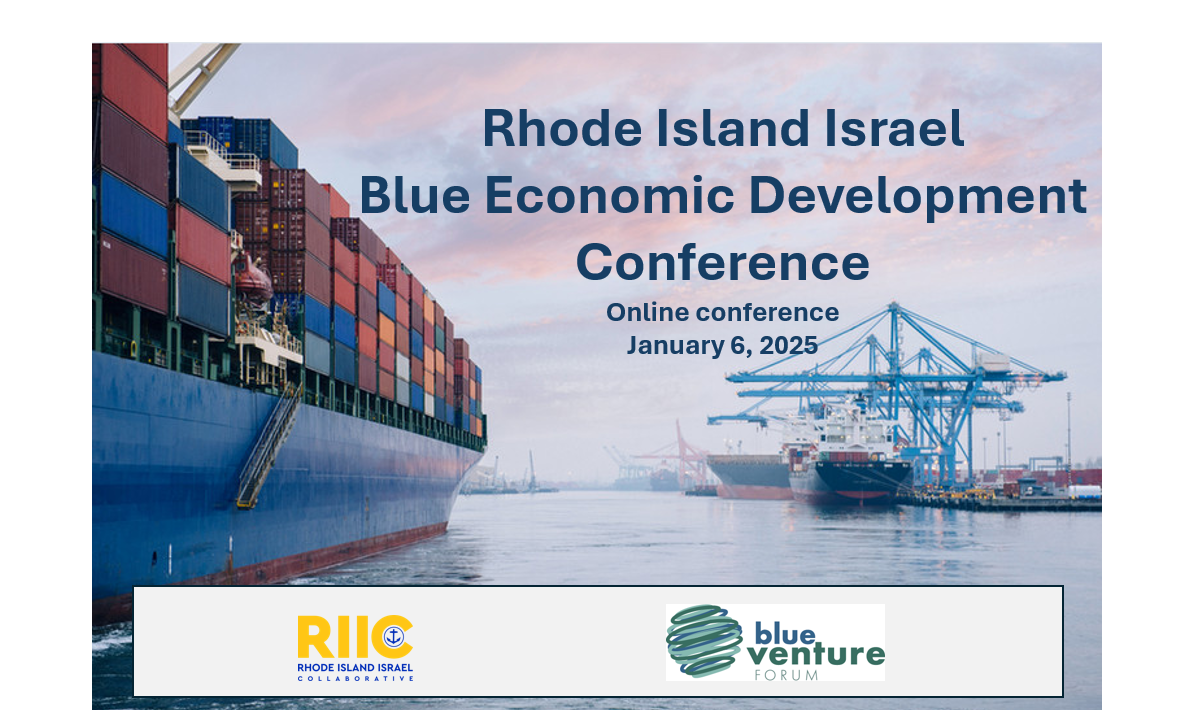 Blue Economic Development Online Conference Rhode Island Israel January ...