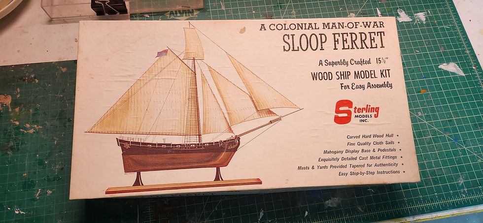 Sloop Ferret A Colonial Man-of-War Ship Model Kit is the next model ...