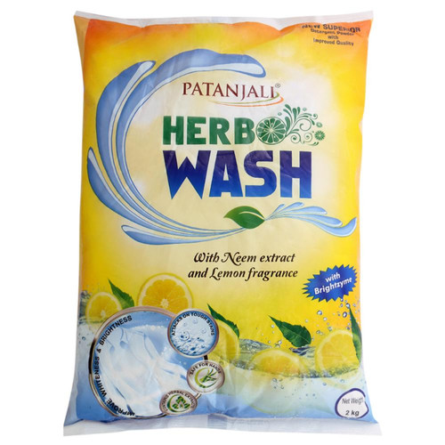 Buy Patanjali Herbo wash Detergent powder 2kg | Vasudev Commodity