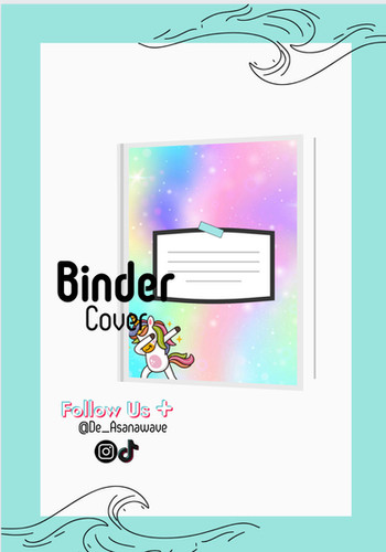 Unicorn Sparkle Binder Cover | Homeschooling Corner