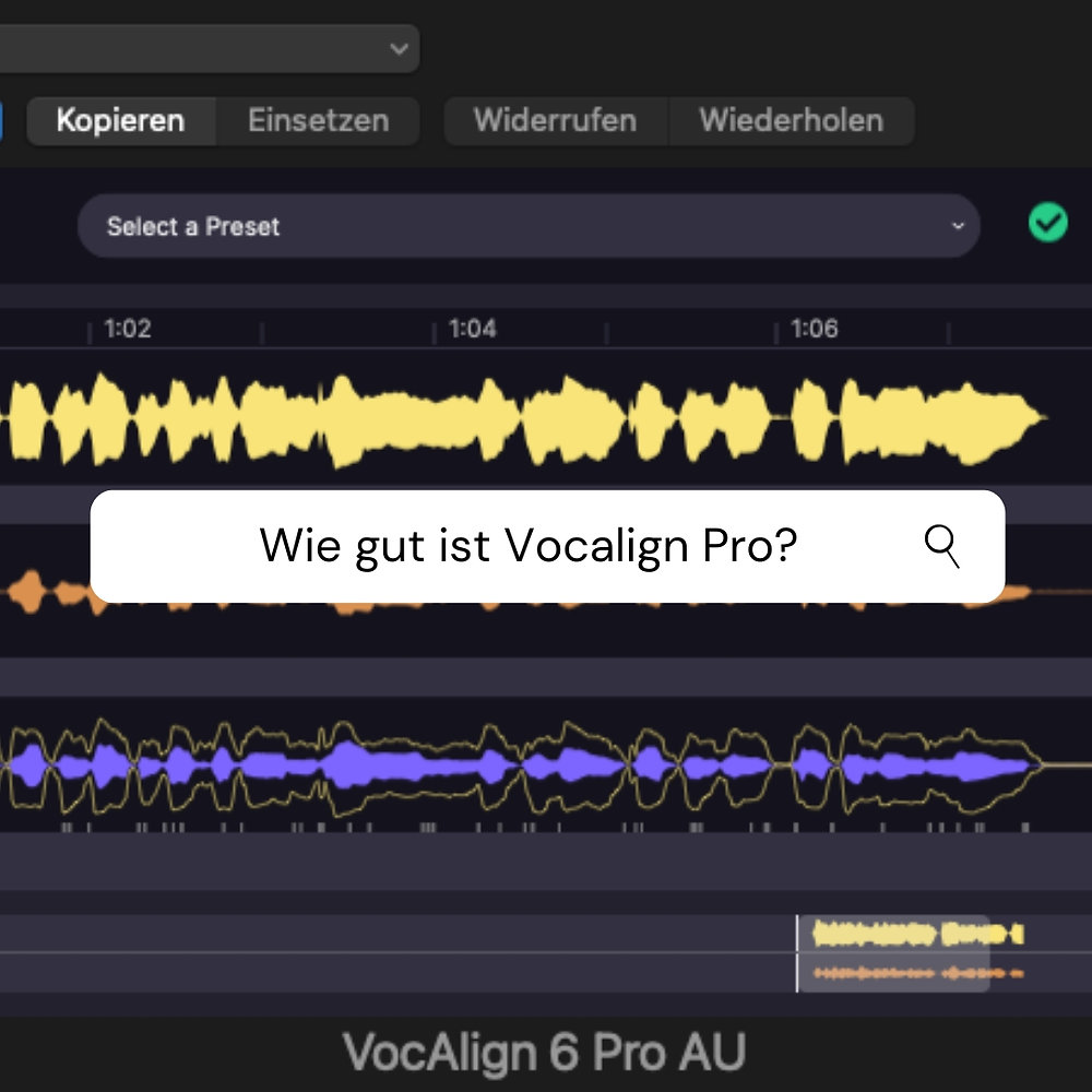 Wie gut ist Vocalign Pro (6) von Synchro Arts?