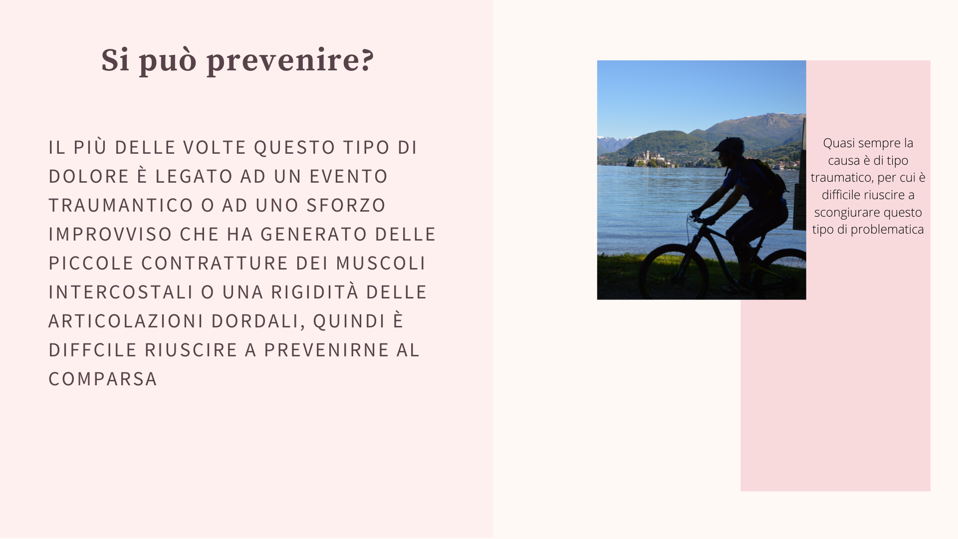Il dolore intercostale