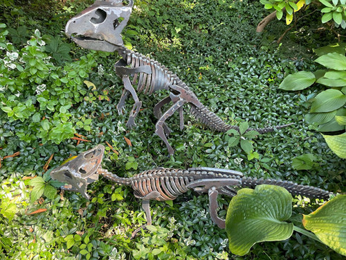 Archaeoceratops steel skeletons | Fossil Foundry