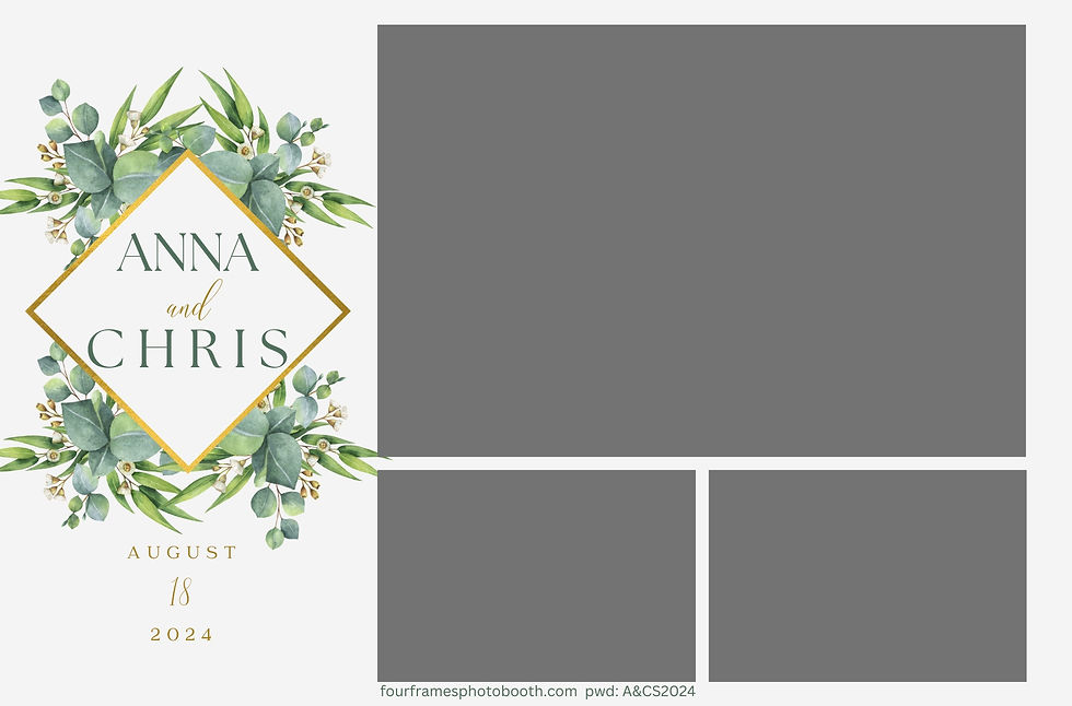 4x6" Layout Options | Four Frames Photo