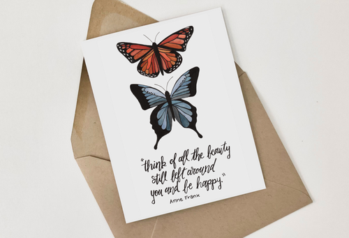 Anne Frank Greeting Card | Shesaidit
