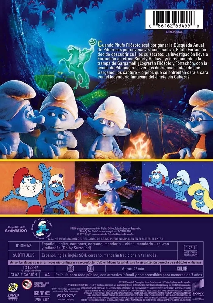 Los Pitufos Y El Jinete Sin Cabeza (DVD) | Centauros