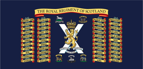 Royal Regiment of Scotland 4th Framed Emblazon | Regimental Replicas