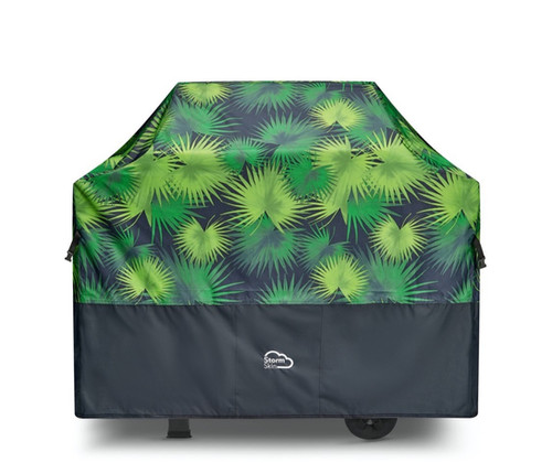 Medium Gas BBQ Cover | Heavy-Duty | 100% Waterproof | Palm Print