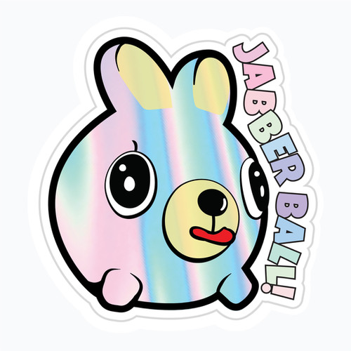 Jabber Ball Holographic Sticker | Jabber Ball