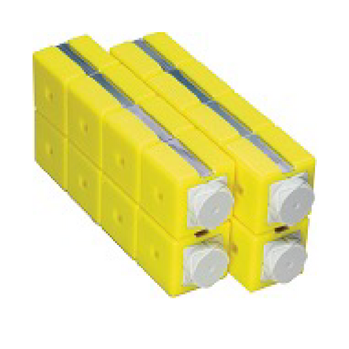 Straight Block/Yellow | Rail Cube