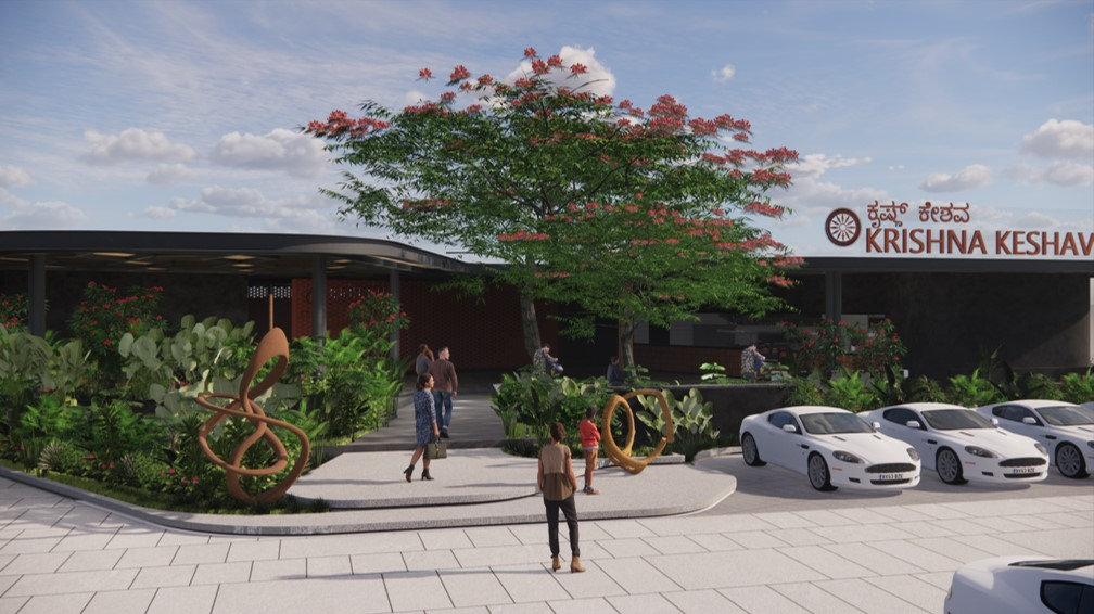 Krishnakeshava Restaurant Landscape Design, Nelmanagala