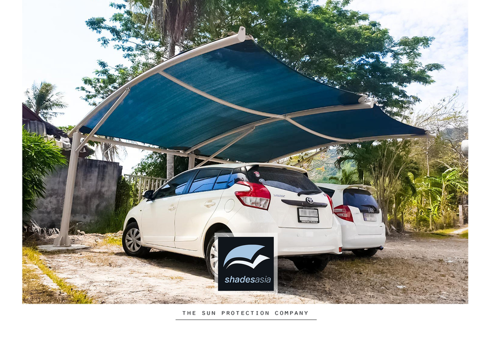Shades’ standard design car park shade structure