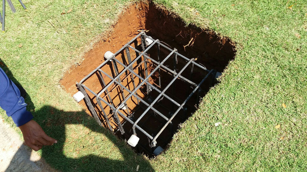 How We Make Footings For Shade Structures