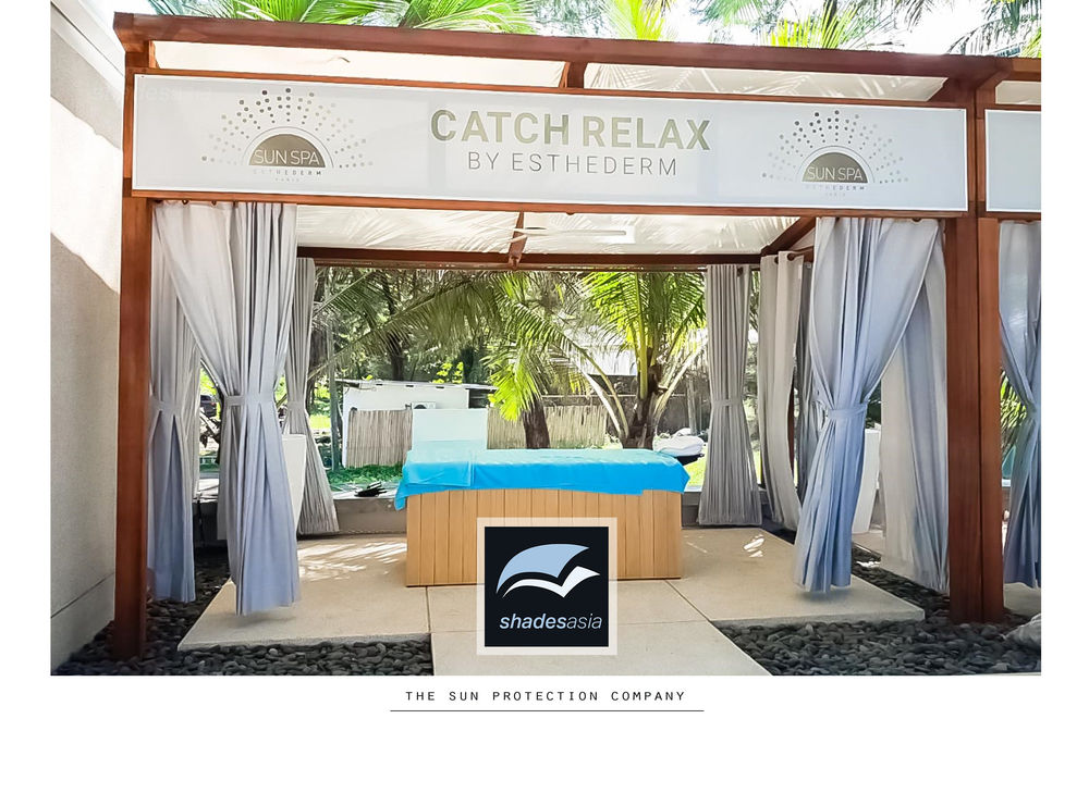 Unbelievably enticing massage cabanas