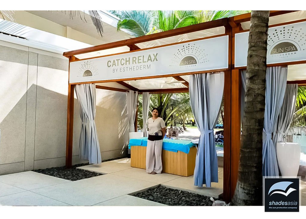Unbelievably enticing massage cabanas