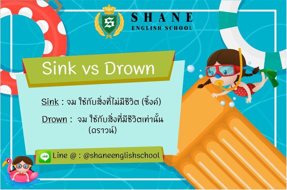 Sink vs Drown