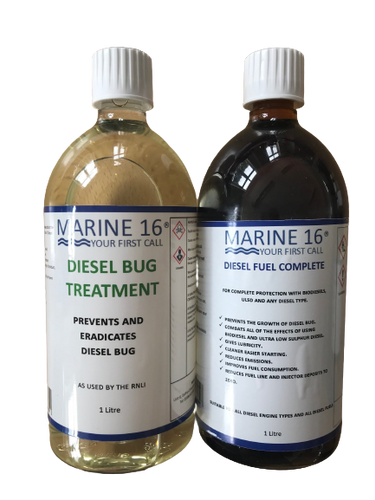 Marine 16 Diesel Bug Treatment & Diesel Fuel Complete Twin Pack ...
