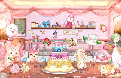 Pokémon Bakery! | Print | LuriaHirai