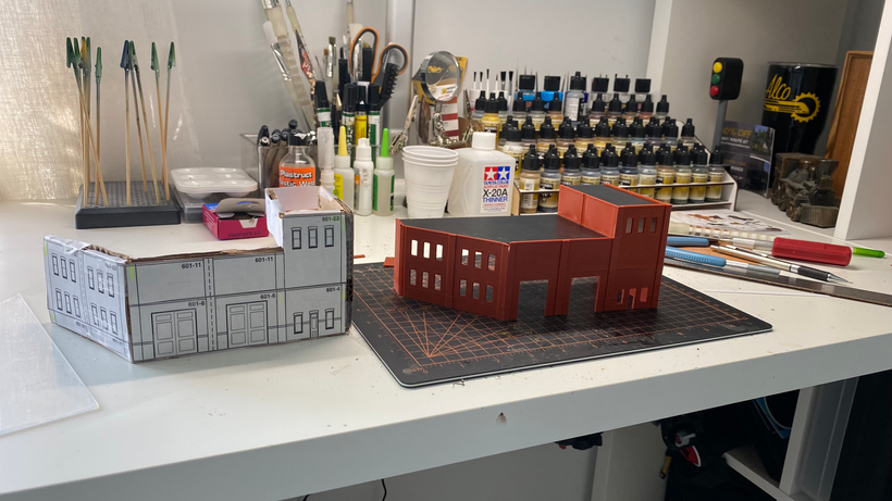 Building a Custom N Scale Structure