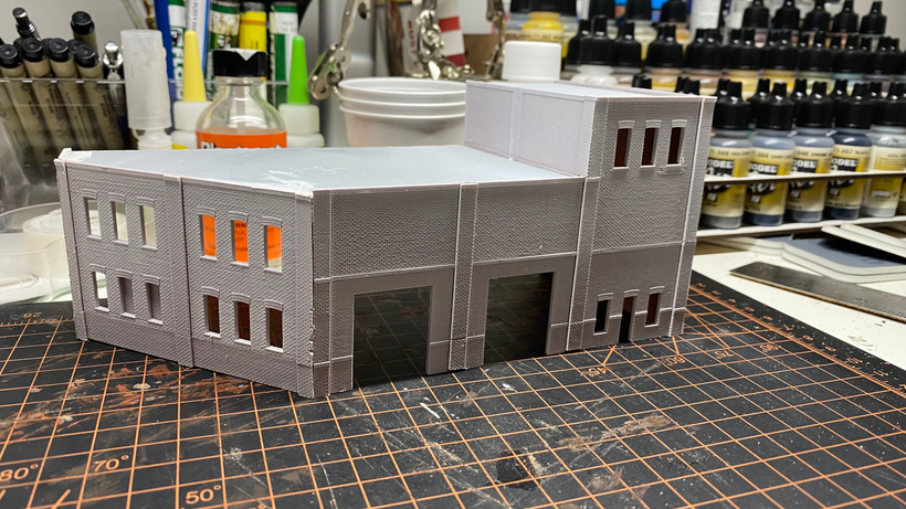 Building a Custom N Scale Structure