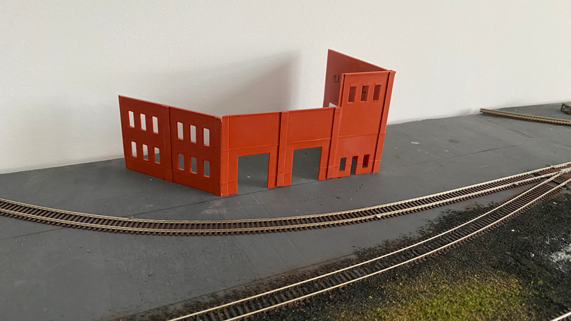 Building a Custom N Scale Structure