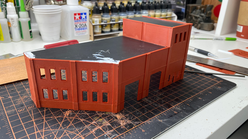 Building a Custom N Scale Structure