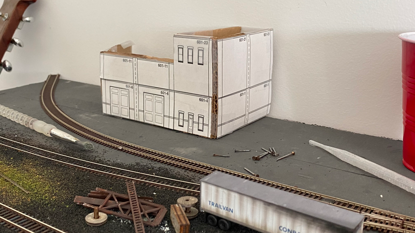 Building a Custom N Scale Structure