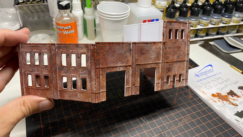 Building a Custom N Scale Structure